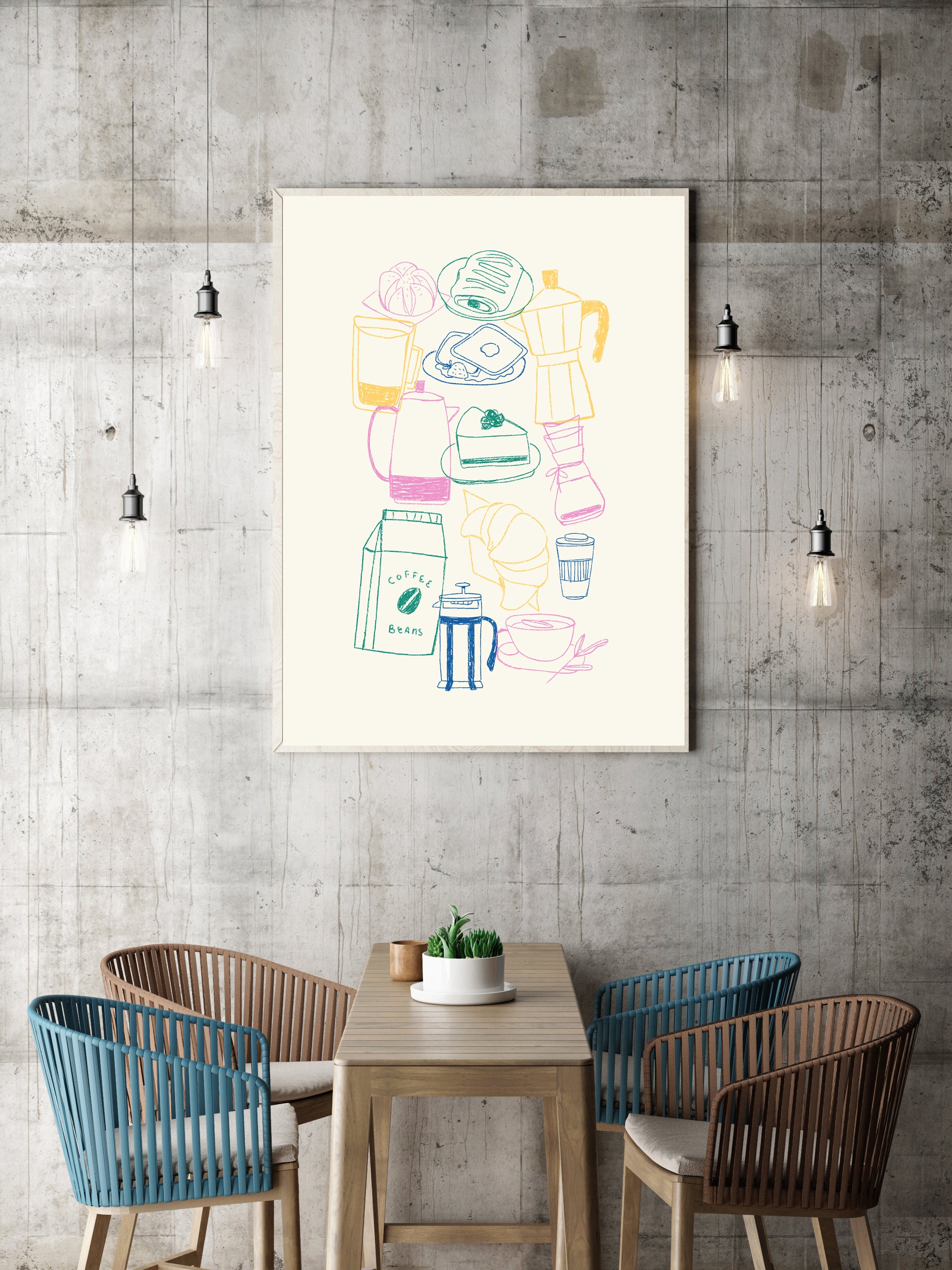 Coffee Kitchen Art Print– Stanley Street Studio
