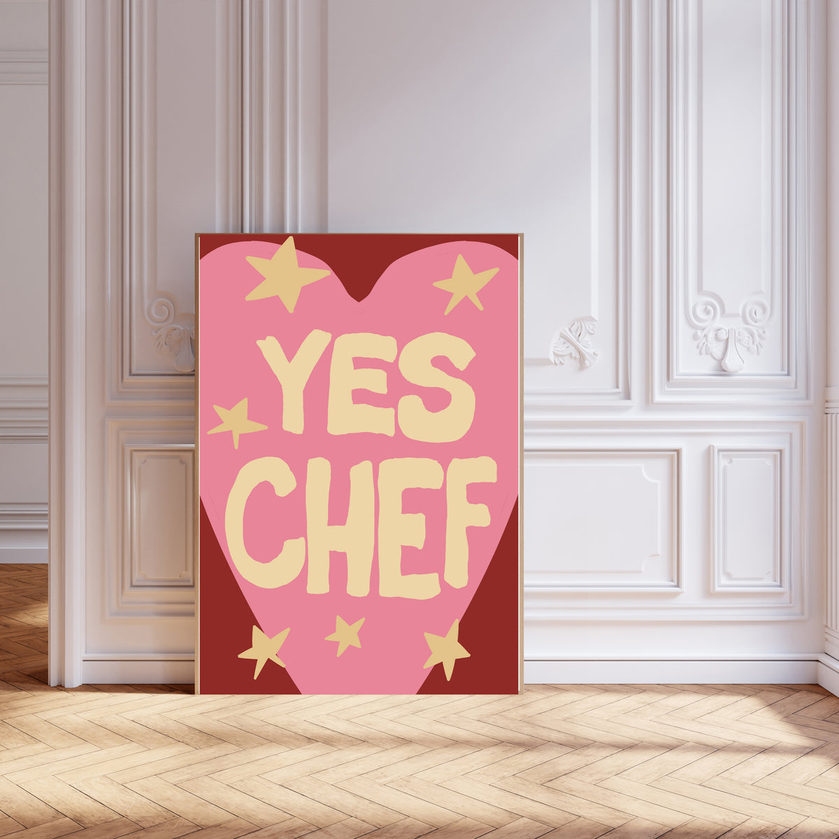 Yes Chef Kitchen Art Print– Stanley Street Studio