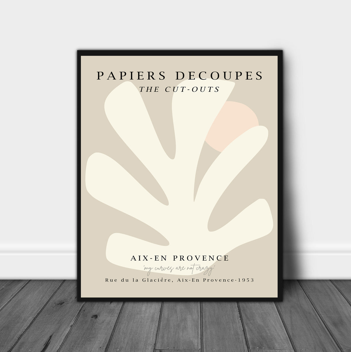 Cream Matisse Exhibition Print– Stanley Street Studio